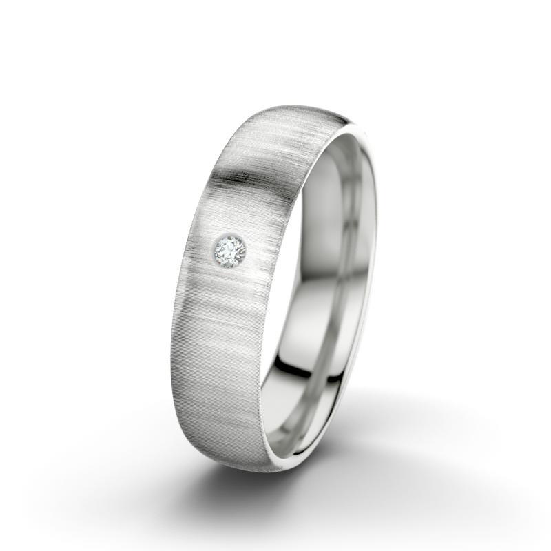 Mary - Diamantring Mary F5 - (Sterlingsilber 925 quermatt) Ring