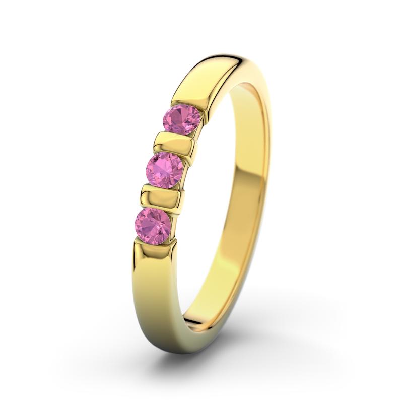 Melissa - Pinker Turmalin Gelbgoldring Melissa - (Gelbgold 585) Ring